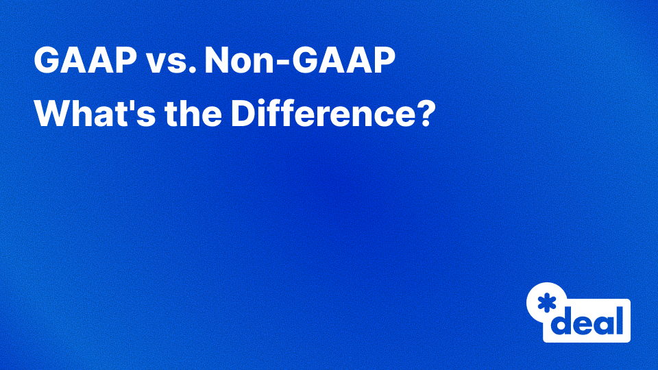 GAAP vs. Non-GAAP: What's the Difference? | 쿠키딜